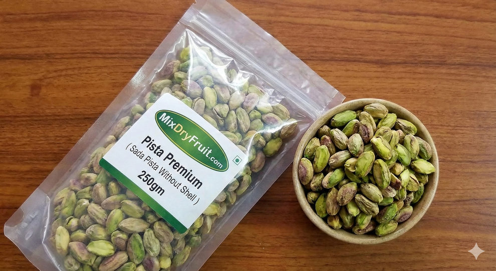Pista Premium ( Sada Pista Without Shell ) 250gm – Mixdryfruit.com